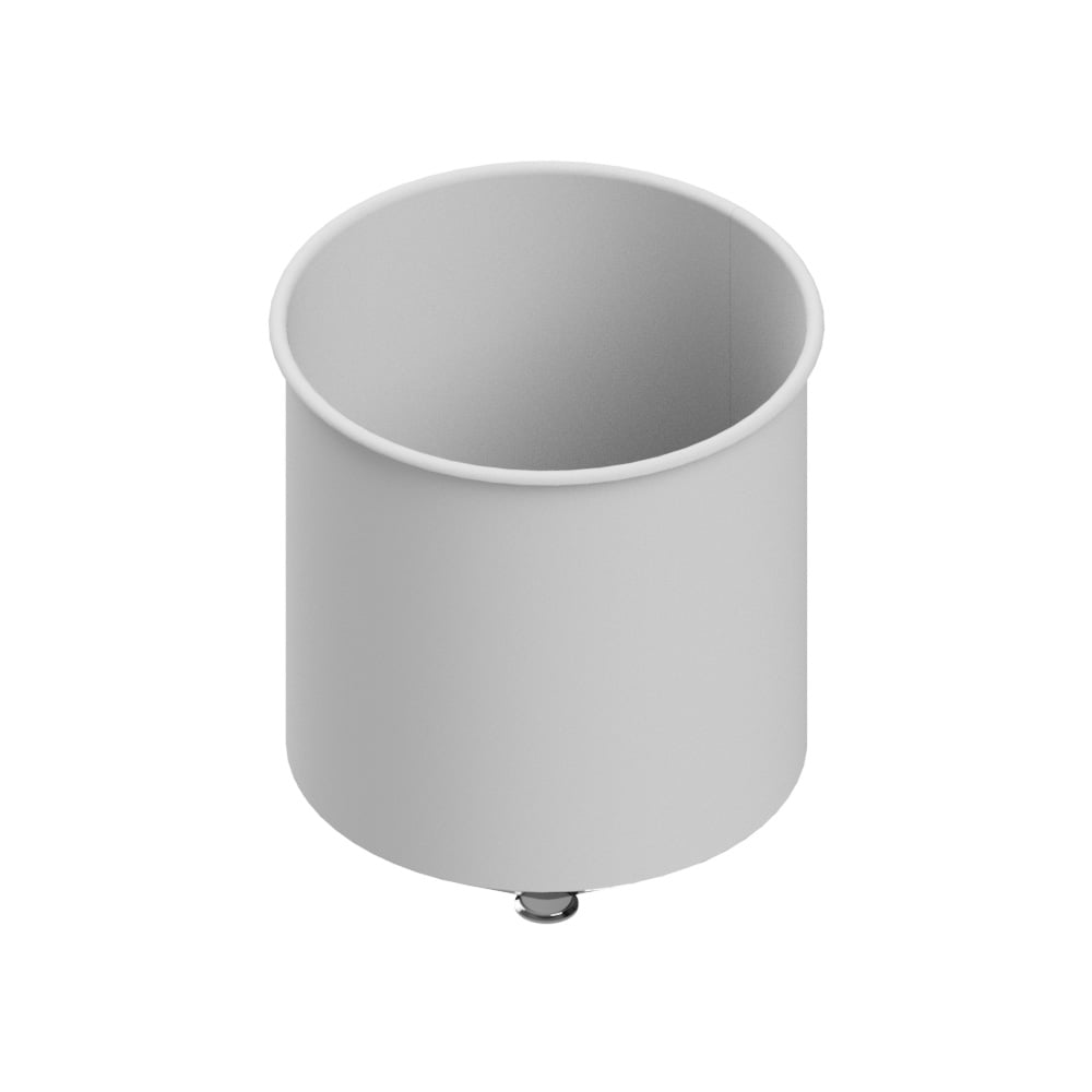 A25175 Stainless Steel Conical Hopper With Cylinder & Tri-Clamp Ferrule ...