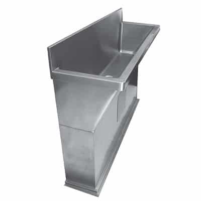 B22320FM Floor Mounted Surgeon's Scrub-Up Trough – Basterfield