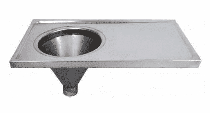 B22362 Wall Mounted Slop Hopper With Draining Board – Basterfield