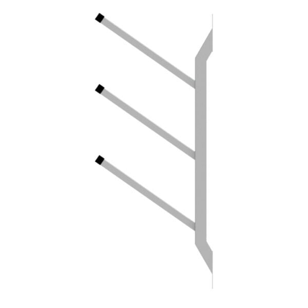 B38135 Wall Mounted Stainless Steel Boot Rack - Basterfield
