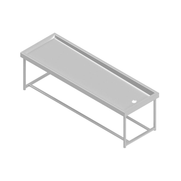 H72440 Stainless Steel Post Mortem Table – Durable & Hygienic – Basterfield