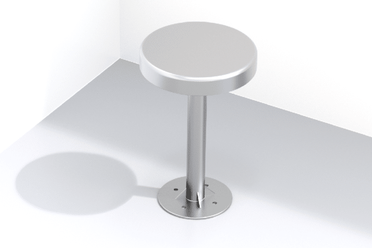 B55130 Prison Stool Seat – Basterfield