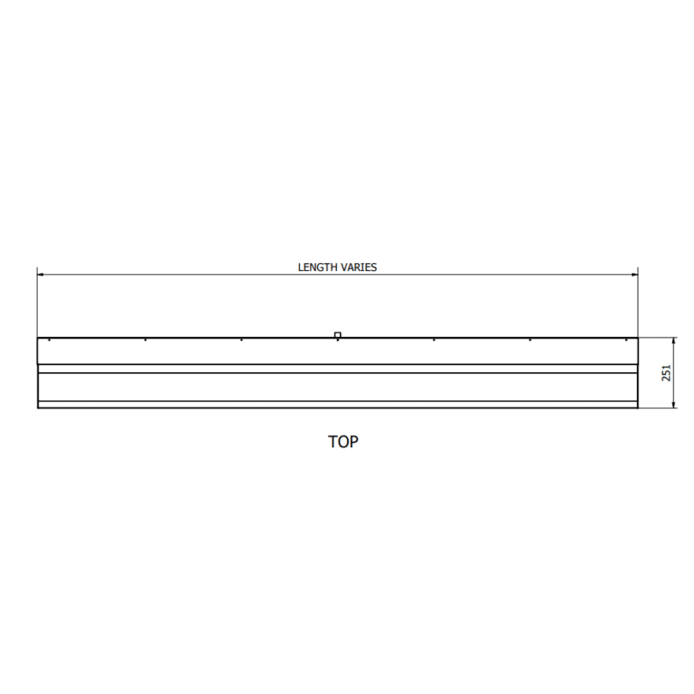B17740 Wall Mounted Trough Urinal with Automatic Flushing System ...
